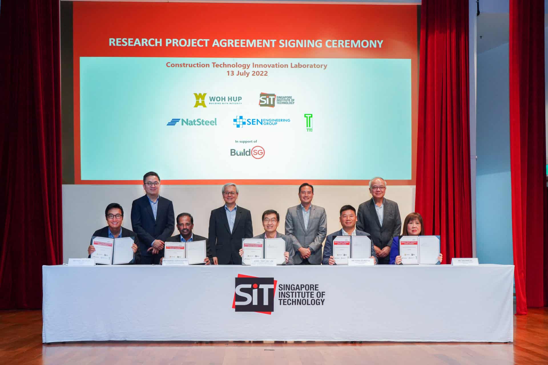CTIL Research Project Agreement Signing Ceremony - Woh Hup