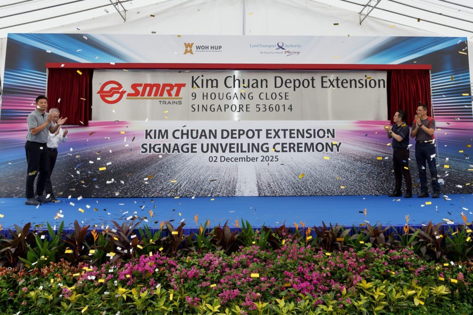 KCDE Signage Unveiling Ceremony - Woh Hup